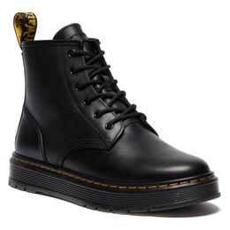 Schn&uuml;rboots Dr. Martens "Brookline Crazy Horse Leder Chukka", Herren, Gr. 45, schwarz, Leder, Schuhe Schn&uuml;rboots, Schn&uuml;rboots, Boots mit Anziehlasche