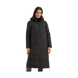 Steppmantel Killtec "KOW 62 WMN QLTD CT", Damen, Gr. 38, schwarz, Obermaterial: 100% Polyester.Futter: 100% Polyester.F&uuml;llung: 100% Polyester, M&auml;ntel Steppmantel, Wasser- und windabweisender Mantel mit Teddyfell und viel Stauraum