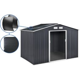METALL-GARTENHAUS vegas Grau