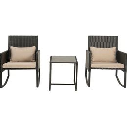 GARTENSITZGRUPPE garden Schwarz / Beige