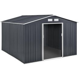 METALL-GARTENHAUS vegas Grau