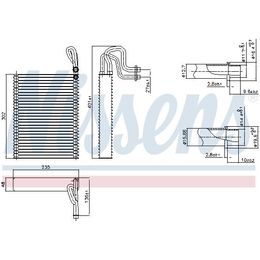 NISSENS Verdampfer, Klimaanlage 92351 f&uuml;r BMW