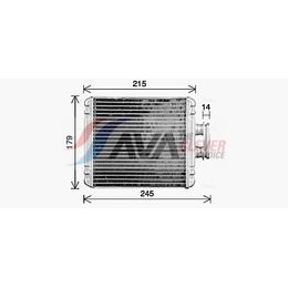 AVA QUALITY COOLING W&auml;rmetauscher, Innenraumheizung vn6434 f&uuml;r VW