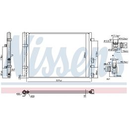NISSENS Kondensator, Klimaanlage 941129 f&uuml;r HYUNDAI