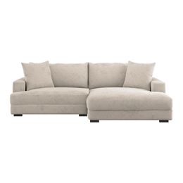 Livetastic Ecksofa, Beige, Textil, L-Form, 265x180 cm, Made in Europe, Wohnzimmer, Sofas & Couches, Wohnlandschaften, Ecksofas