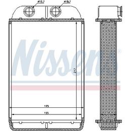 NISSENS W&auml;rmetauscher, Innenraumheizung 70232 f&uuml;r Audi