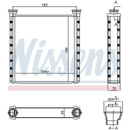 NISSENS W&auml;rmetauscher, Innenraumheizung 70533 f&uuml;r BMW MINI