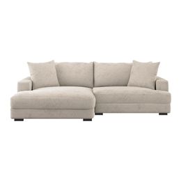 Livetastic Ecksofa, Beige, Textil, L-Form, 265x180 cm, Made in Europe, Wohnzimmer, Sofas & Couches, Wohnlandschaften, Ecksofas