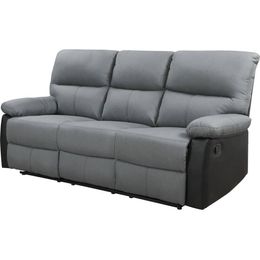 EINZELSOFA lincoln Schwarz / Dunkelgrau