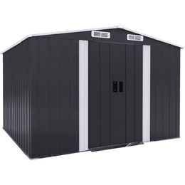 METALL-GARTENHAUS boston Grau