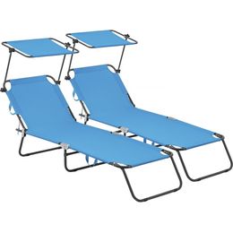 SONNENLIEGE lazy Blau