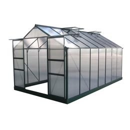 GEW&Auml;CHSHAUS POLYCARBONAT dahlia Gr&uuml;n