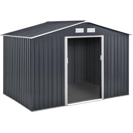 METALL-GARTENHAUS vegas Grau