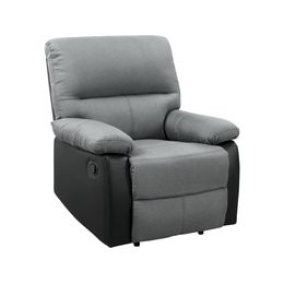 SESSEL lincoln Schwarz / Dunkelgrau