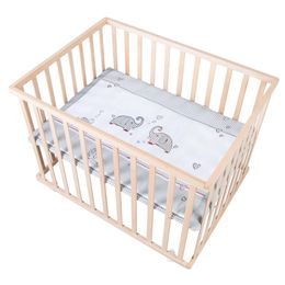 Roba LAUFGITTER 100x75 Jumbo twins grau