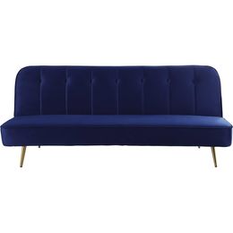 SCHLAFSOFA > & BZ james Dunkelblau