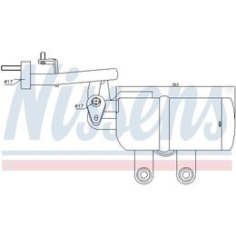 NISSENS Trockner, Klimaanlage 95332 f&uuml;r Ford MAZDA