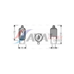 AVA QUALITY COOLING Trockner, Klimaanlage vnd292 f&uuml;r VW