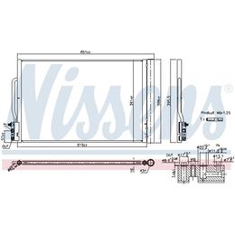 NISSENS Kondensator, Klimaanlage 941088 f&uuml;r Opel Vaughall