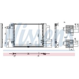 NISSENS Kondensator, Klimaanlage 941437 f&uuml;r DS Citro&euml;n