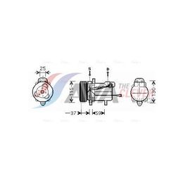 AVA QUALITY COOLING AVA CLEVER CHOICE Kompressor, Klimaanlage szak092 f&uuml;r Suzuki