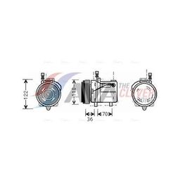 AVA QUALITY COOLING AVA CLEVER CHOICE Kompressor, Klimaanlage bwak060 f&uuml;r BMW