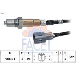 FACET Lambdasonde 108522 f&uuml;r TOYOTA DAIHATSU Subaru LEXUS