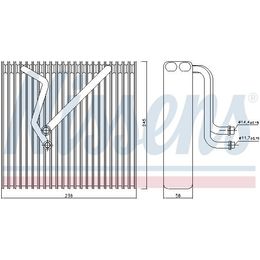 NISSENS Verdampfer, Klimaanlage 92163 f&uuml;r VW