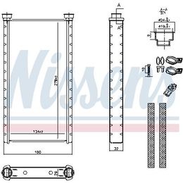NISSENS W&auml;rmetauscher, Innenraumheizung 70235 f&uuml;r Bentley