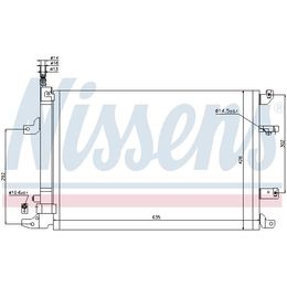 NISSENS Kondensator, Klimaanlage 940103 f&uuml;r Volvo