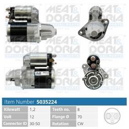 MEAT & DORIA MEAT & DORIA Starter 5035224 f&uuml;r Opel MITSUBISHI Suzuki