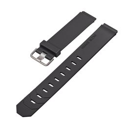 Uhrenarmband Jacob Jensen "570071910m", schwarz, Uhrenarmb&auml;nder, Kautschuk, Uhrenarmband, Wechselarmband, Ersatzband, Kautschuk