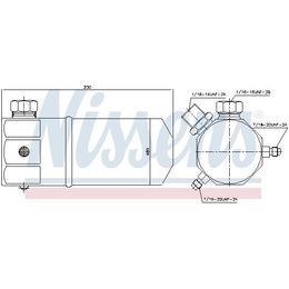 NISSENS Trockner, Klimaanlage 95309 f&uuml;r Vaughall