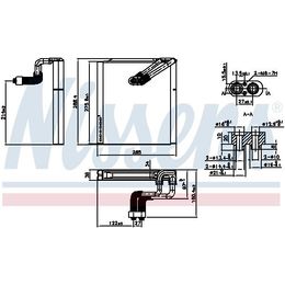 NISSENS Verdampfer, Klimaanlage 92375 f&uuml;r KIA
