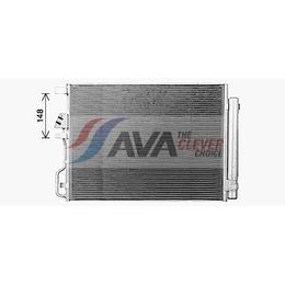 AVA QUALITY COOLING Kondensator, Klimaanlage hy5469d f&uuml;r HYUNDAI