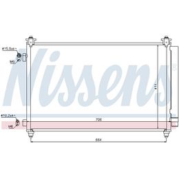 NISSENS Kondensator, Klimaanlage 940253 f&uuml;r MAZDA