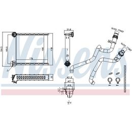 NISSENS W&auml;rmetauscher, Innenraumheizung 73942 f&uuml;r VW