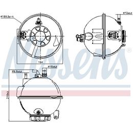 NISSENS Ausgleichsbeh&auml;lter, K&uuml;hlmittel 996267 f&uuml;r BMW