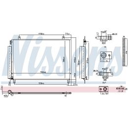 NISSENS Kondensator, Klimaanlage 941171 f&uuml;r Suzuki