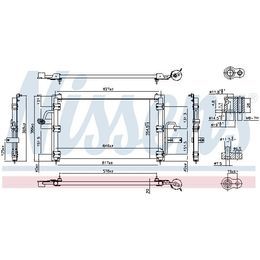 NISSENS Kondensator, Klimaanlage 94414 f&uuml;r DAEWOO