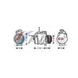 AVA QUALITY COOLING AVA CLEVER CHOICE Kompressor, Klimaanlage bwak387 f&uuml;r BMW