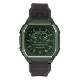 Quarzuhr adidas originals "City Tech Six", schwarz, Armbanduhren, Herren, Quarzuhr, Armbanduhr, Herrenuhr, digital, Monat, Tag, Wochentag