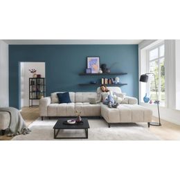 Matex Wohnlandschaft Liguria Silver Beige mit elekt. Sitztiefenverstellung ca. 299x175 cm