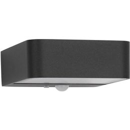 NOVA LUCE Au&szlig;en-Wandleuchte "TRENDO", grau (anthrazit), 1 Stk., Leuchten