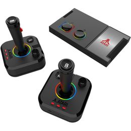 Atari Retro Konsole "Atari Gamestation Pro", schwarz, B:18,11cm H:3,02cm T:10,64cm, Spielekonsolen