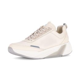 Sneaker Gabor "Sneaker low", Damen, Gr. 37,5, creme, Schuhe Sneaker
