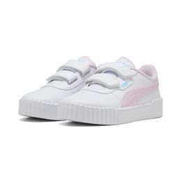 Sneaker Puma "Carina 3.0 Jelly Heaven Sneakers M&auml;dchen", M&auml;dchen, Gr. 27,5, wei&szlig; pearl pink, Obermaterial: Textil, Synthetik. Futter: Textil. Innensohle: Textil. Laufsohle: Gummi, Schuhe Sneaker