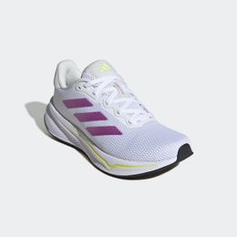 Laufschuh adidas Performance "RESPONSE", Damen, Gr. 40,5, lila (cloud wei&szlig;, lila burst, pulse lime), Synthetik, Textil, Schuhe Laufschuh