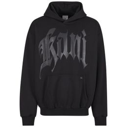 Kapuzensweatshirt Karl Kani "Karl Kani KK Puffy Kani Os Hoodie", Herren, Gr. XL, schwarz, 65% Baumwolle, 35% Polyester, Sweatshirts