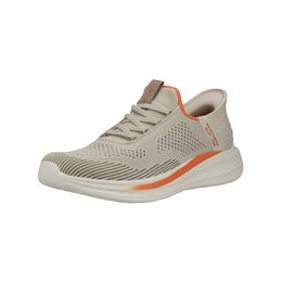 Sneaker Skechers "Skechers Sneaker Textil", Herren, Gr. 42, beige (sand), Textil, Schuhe Sneaker